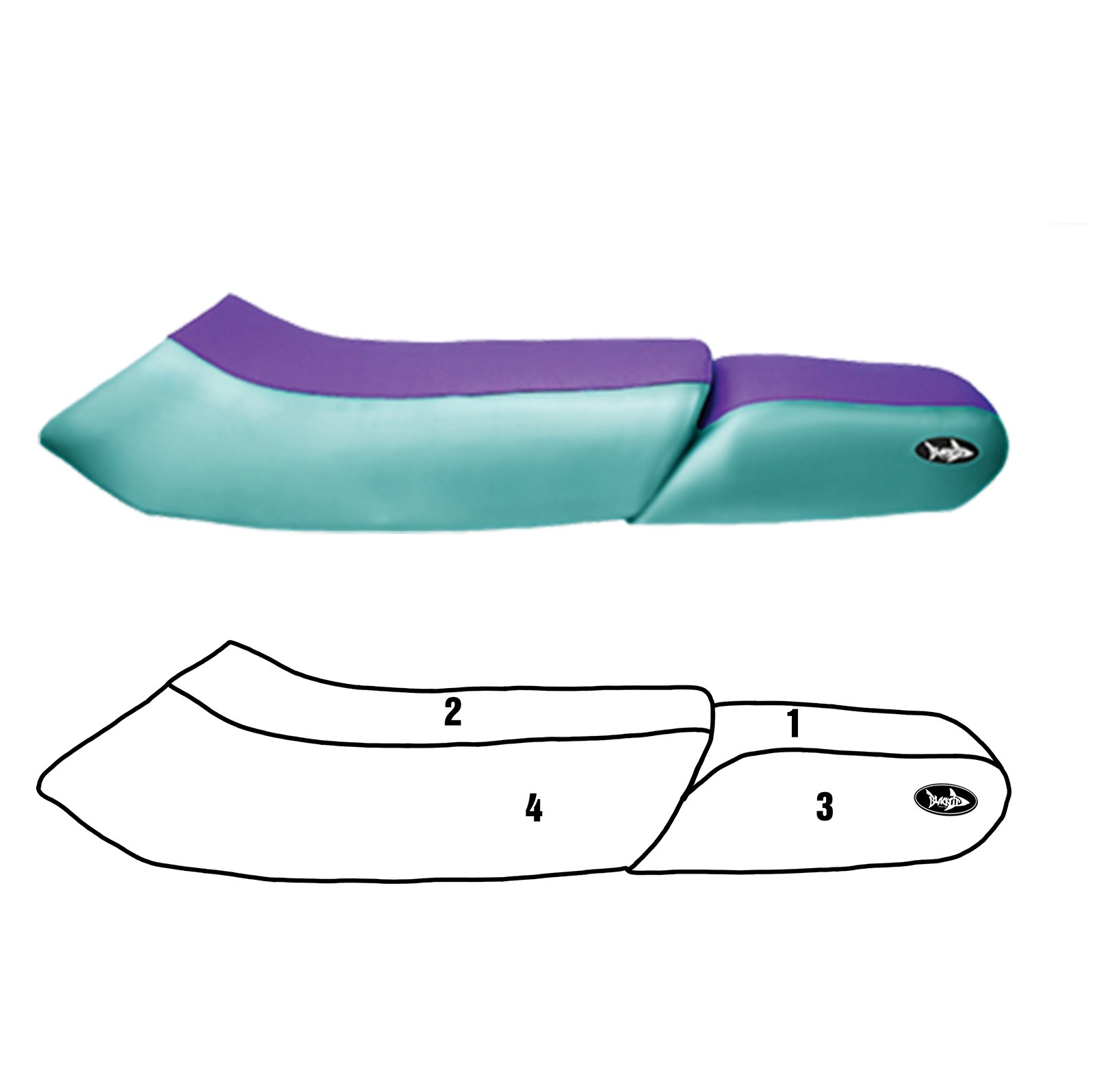 Blacktip Jetsports Seat Cover For Yamaha 1995-1996 Wave Venture 700/ ...