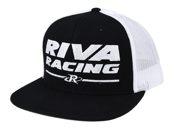 RIVA Racing Classic Trucker Podium Hat - Black/White » Evolution Jetsports